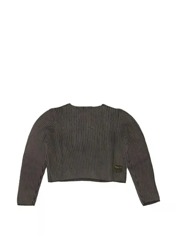 HTC LOS ANGELES Ribbed-knit Sweater - Grey