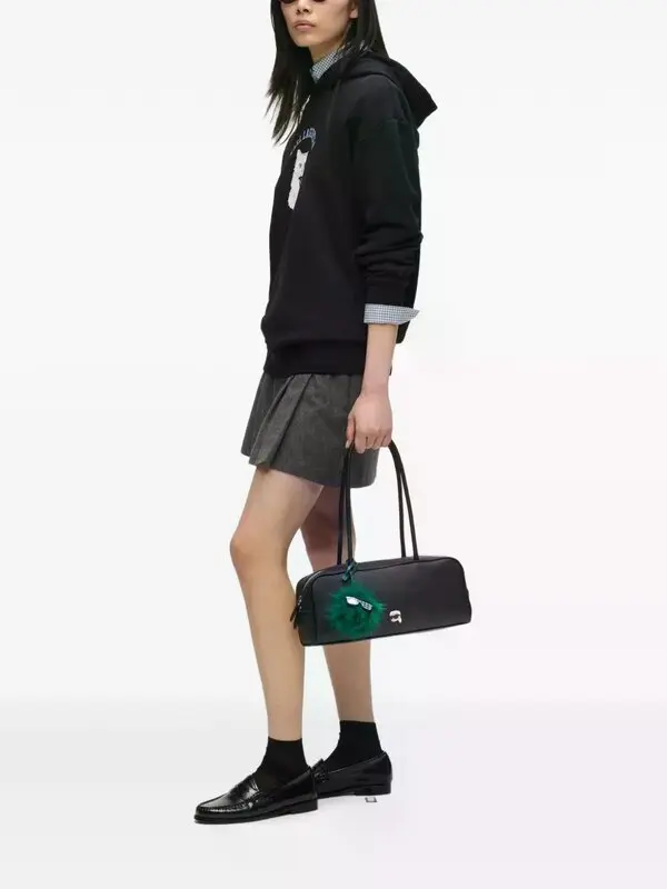 Karl Lagerfeld Ikon Pebble Elongated Shoulder Bag