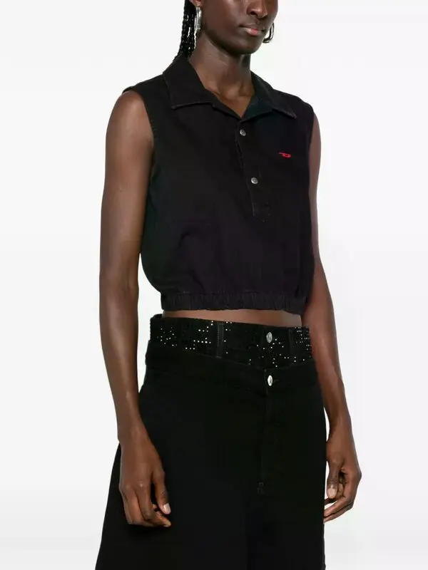 DIESEL® De-drey Cropped Sleeveless Top