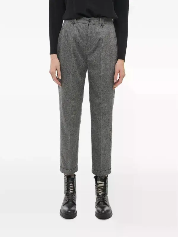 Woolrich Pleated Wool-blend Trousers