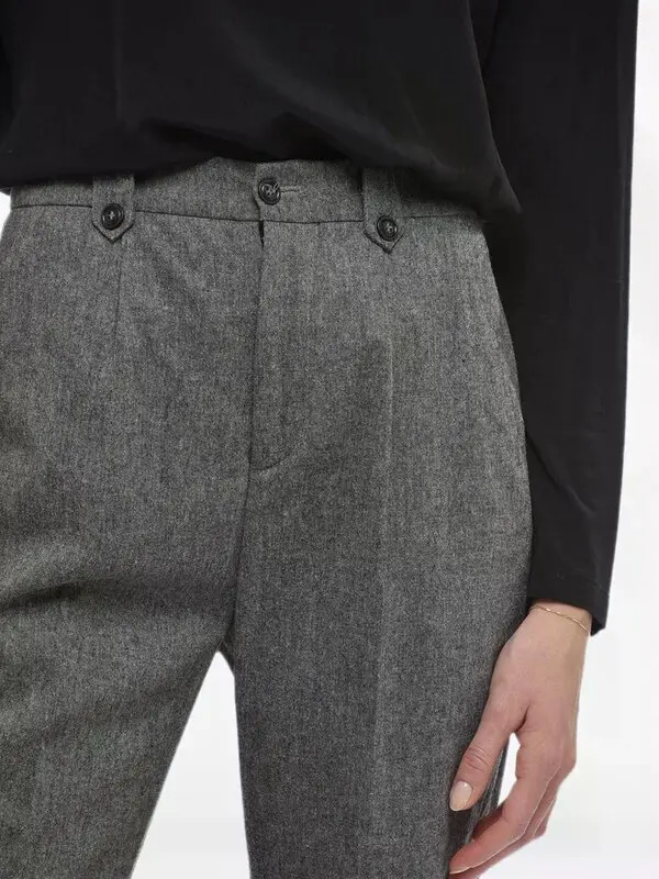Woolrich Pleated Wool-blend Trousers