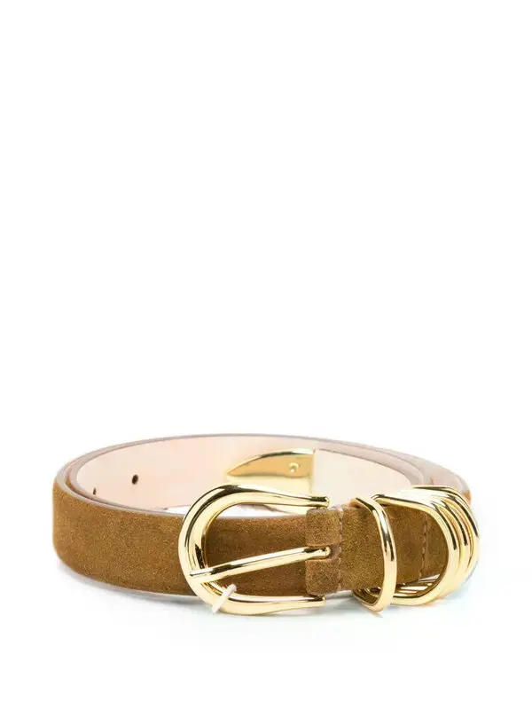 DEHANCHE Hollyhock Suede Belt - Brown