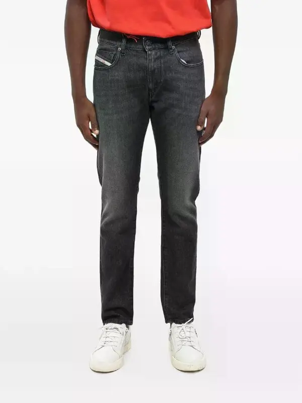 DIESEL® D-strukt Slim-fit Jeans - Black