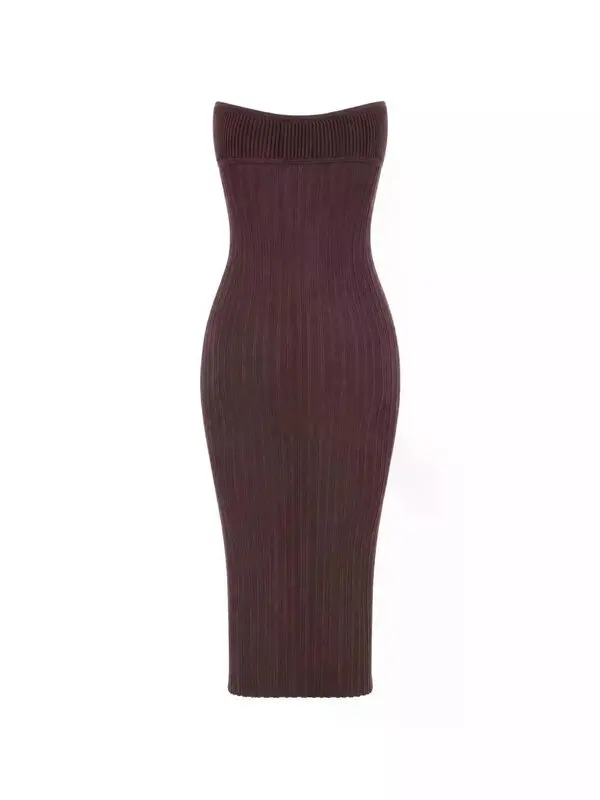 Cult Gaia Christy Cut-out Midi Dress - Brown