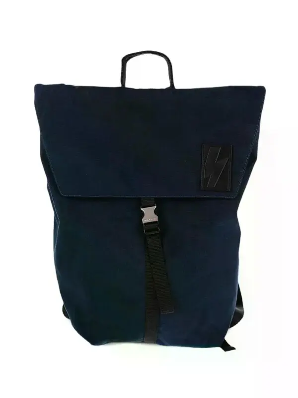 Neil Barrett City Flap Backpack - Blue