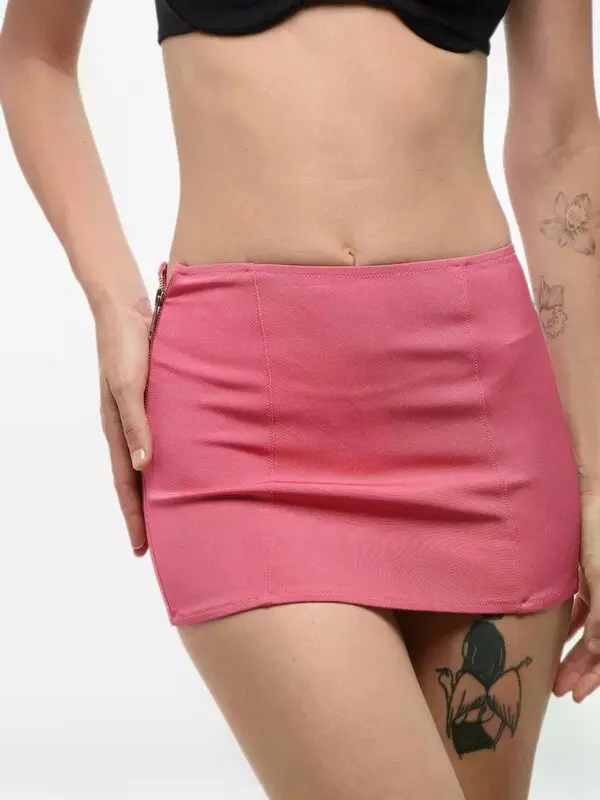 Dsquared2 Side-zip Fitted Mini Skirt