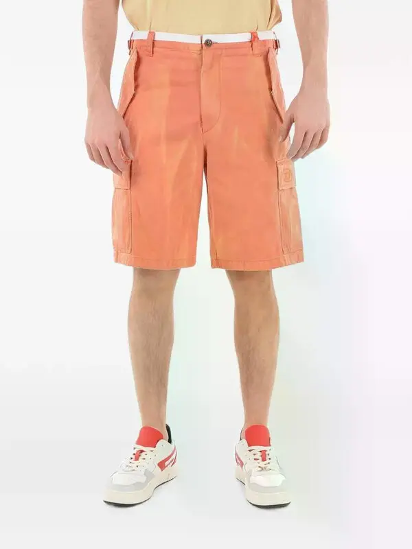 DIESEL® Belt-loop Cargo Shorts - Orange