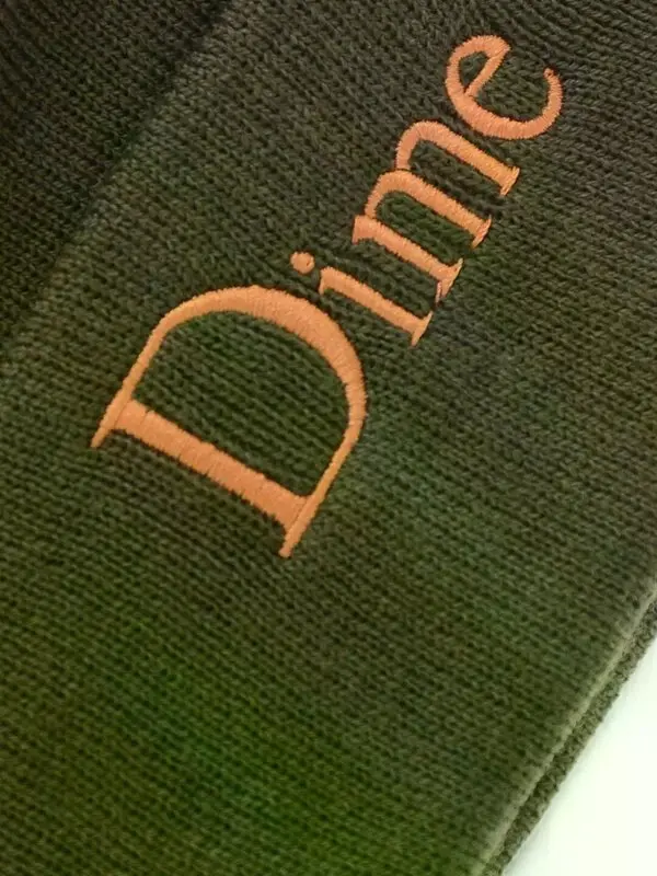 DIME Embroidered-logo Beanie Hat