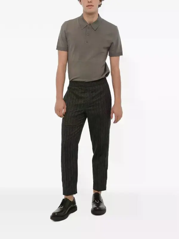 Neil Barrett Slim-fit Ankle-zip Tapered Trousers