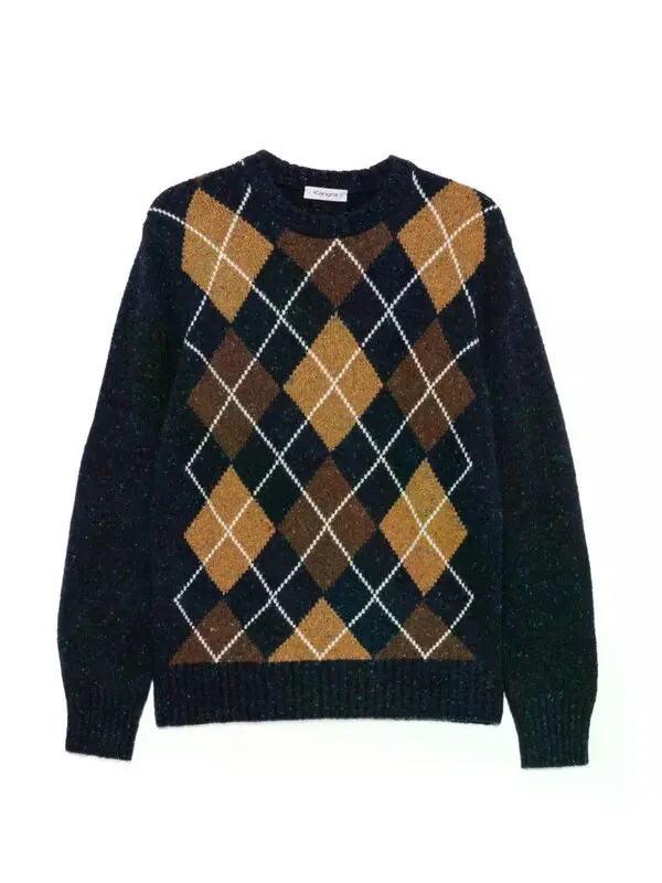 KANGRA Long-sleeve Sweater - Blue