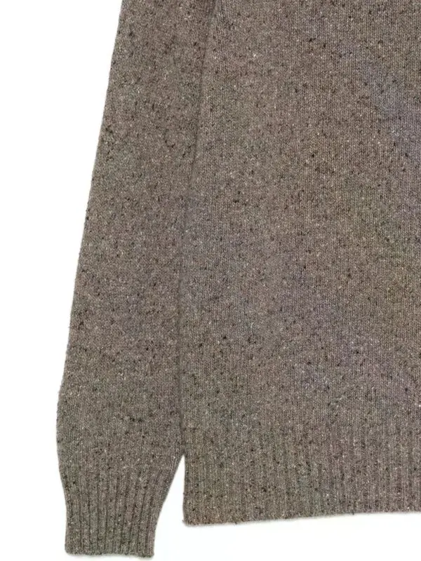 KANGRA Flecked Crew-neck Sweater