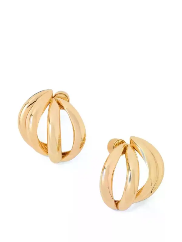 JENNIFER FISHER Abstract-lines Earrings - Gold