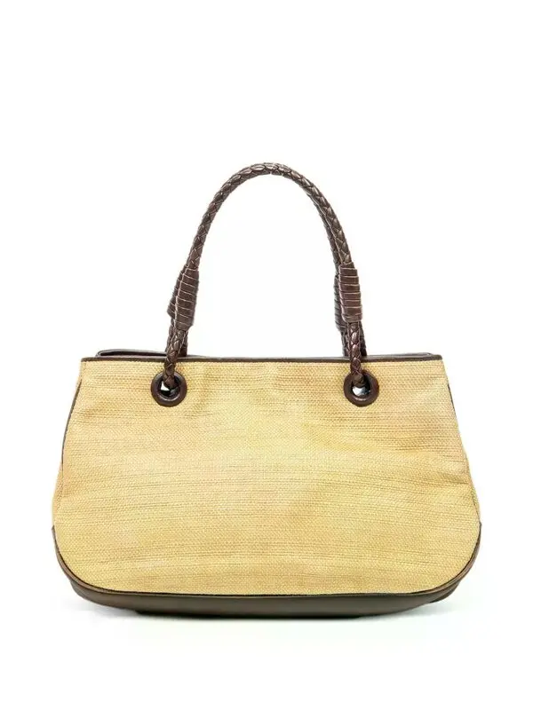 Bottega Veneta Woven-handle Tote Bag - Neutrals