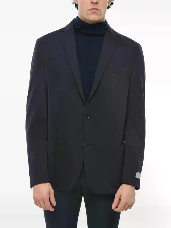 Corneliani Single-breasted Blazer - Blue