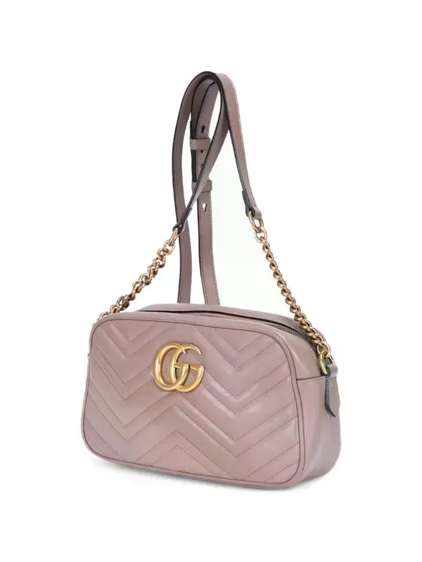 Gucci Small Gg Marmont Shoulder Bag - Neutrals