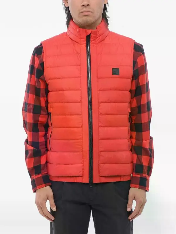 Woolrich Bering Quilted Gilet - Red