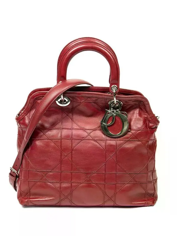 Dior Medium Granville Cannage Tote Bag