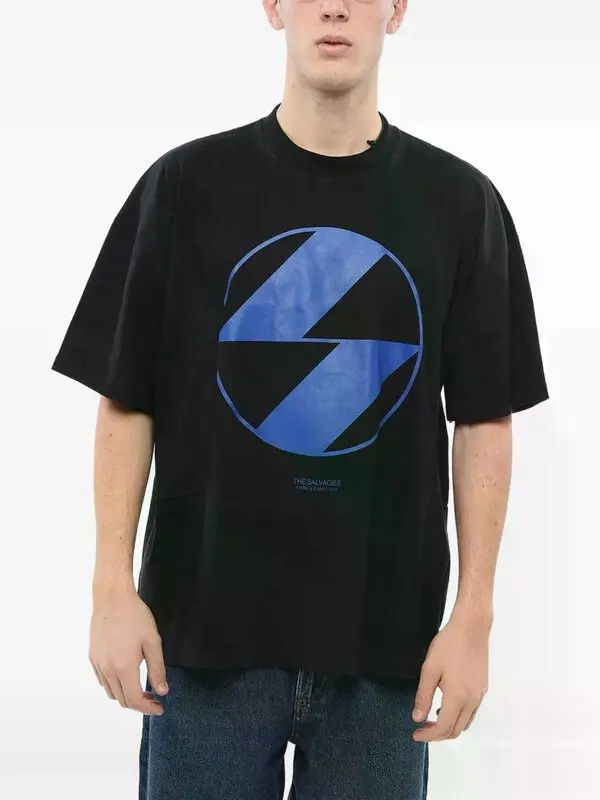 THE SALVAGES Logo-print T-shirt - Black