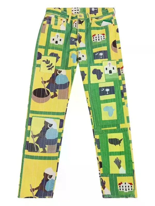 DENIM TEARS X Levi's 501 Jeans - Yellow