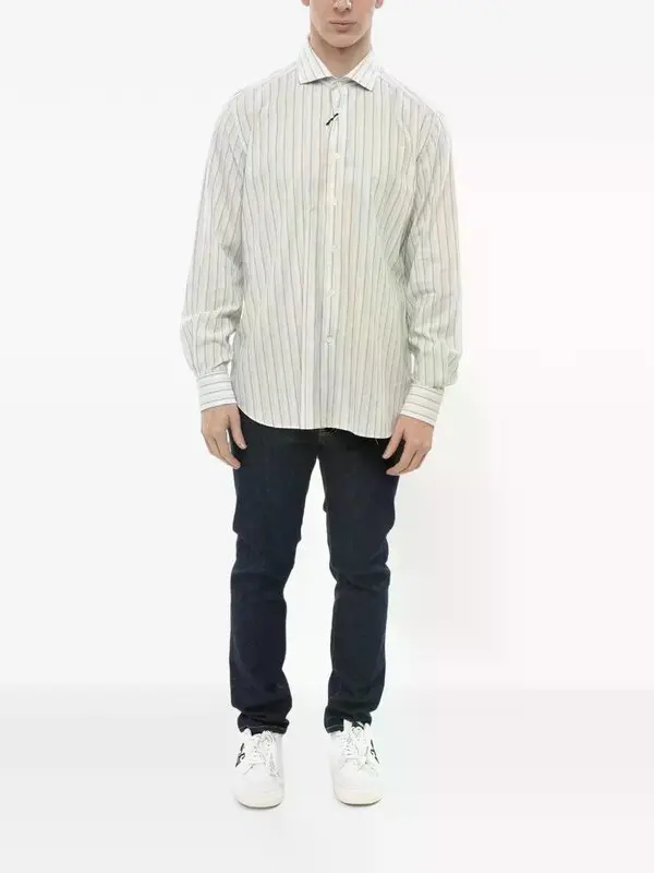 Corneliani Striped Buttoned Shirt