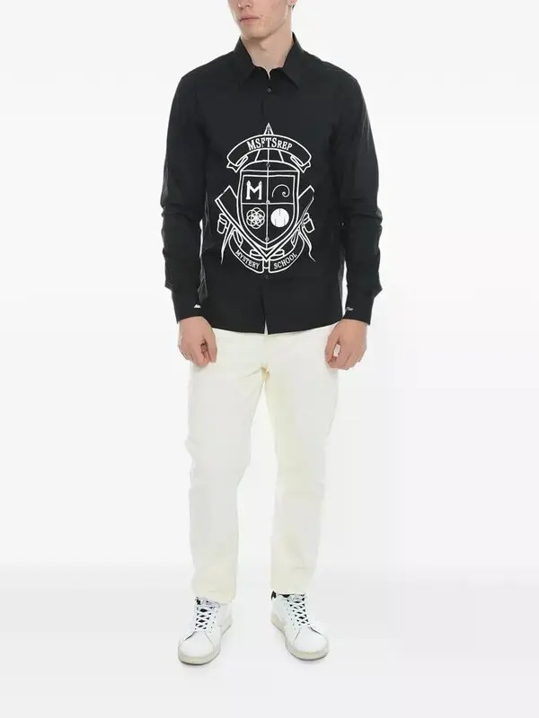 MSFTS Logo-print Cotton Shirt