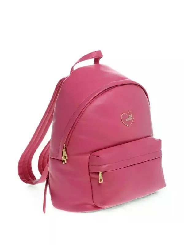 Moschino Love Heart-plaque Backpack