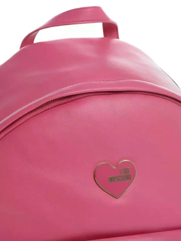Moschino Love Heart-plaque Backpack