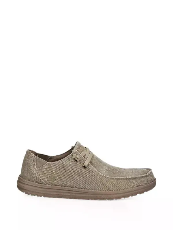 Sketchers Slip-ins Melson Coronado Lace-up Boat Shoes - Brown