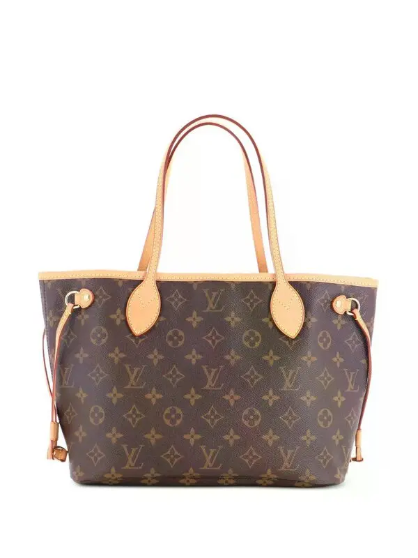 LOUIS VUITTON Neverfull Monogram Canvas Pm Tote Bag