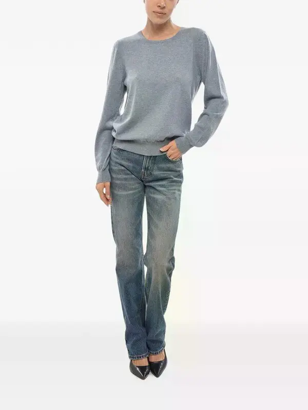 Malo Crew-neck Long-sleeve Sweater - Blue