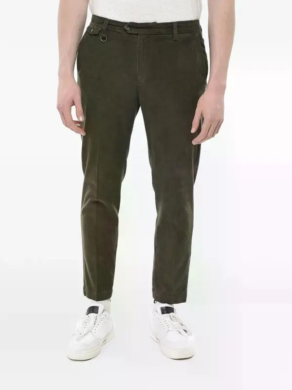 PAOLO PECORA Corduroy Pleated Trousers