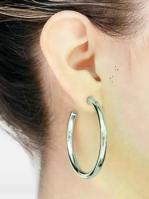 JENNIFER FISHER Lilly Baby Hoop Earrings - Silver
