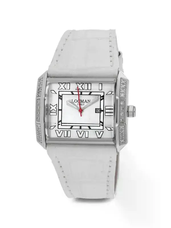 Locman Diamond Classic 37mm Watch - White