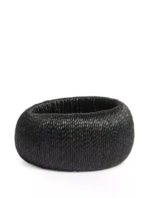 Liviana Conti Annette Woven Slip-on Bangle - Black