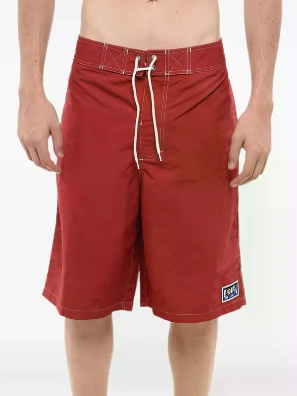 POLAR SKATE CO Drawstring-fastening Swim Shorts - Red