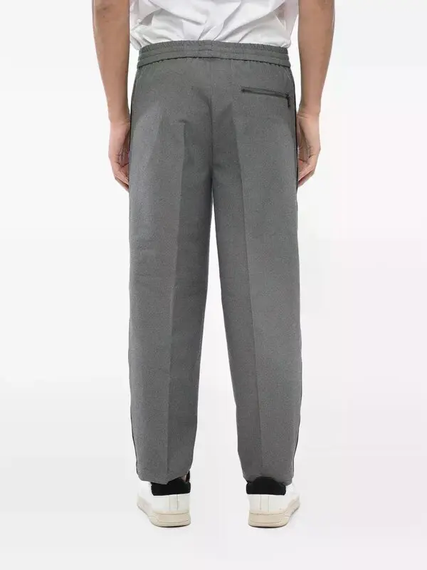 Neil Barrett Elasticated-waistband Zip-pocket Trousers