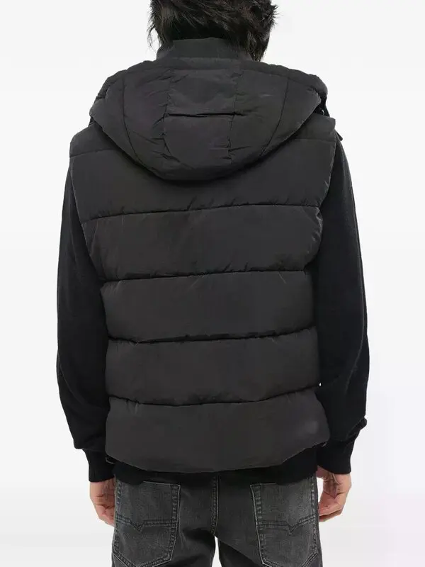 DIESEL® Quilted Hooded Gilet