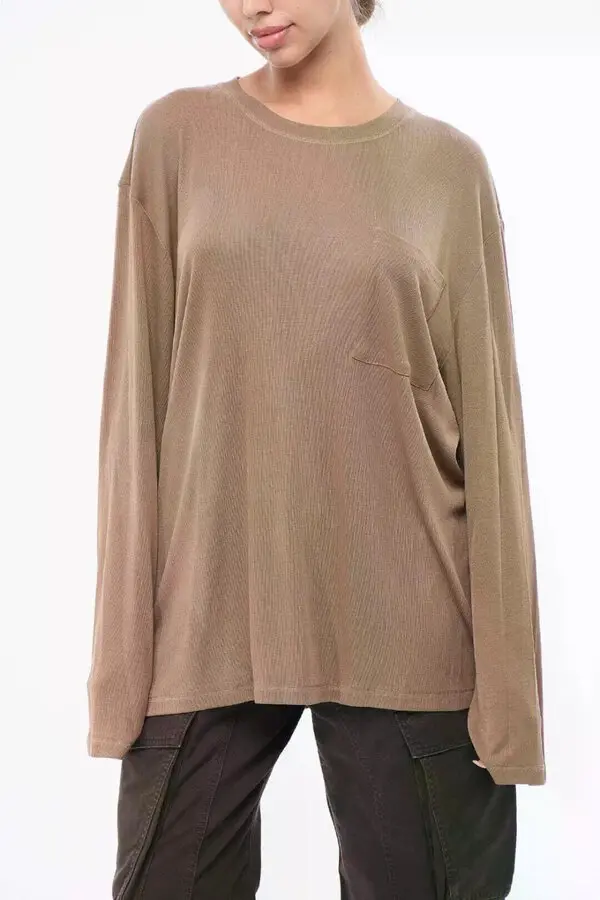 BY MALENE BIRGER Fayeh Chest-pocket T-shirt - Brown