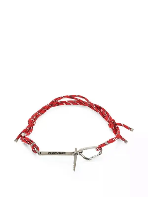 Dsquared2 Two-tone Logo-engraved Paracord Belt