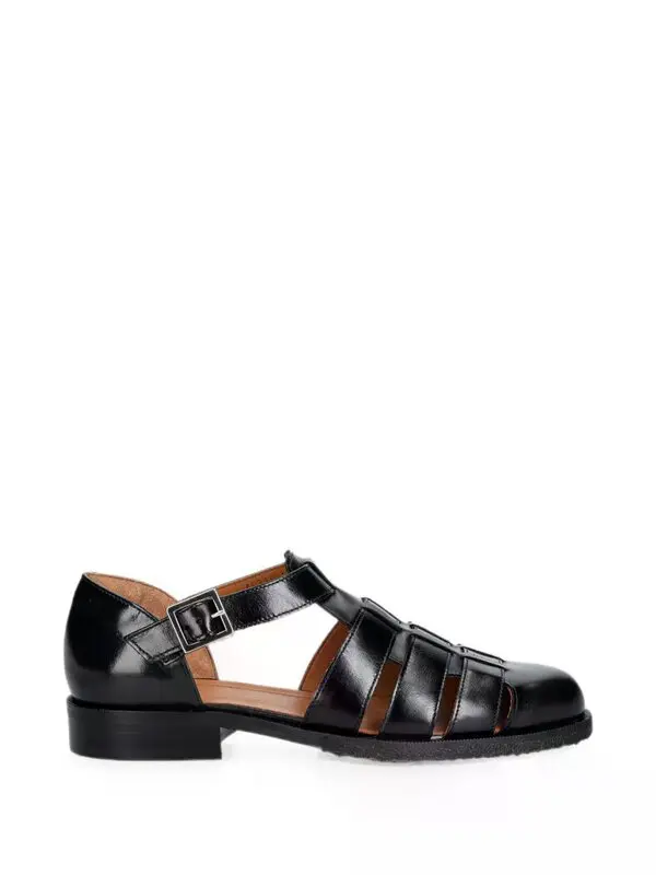 BILLI BI A6315 Buckle-fastening Caged Sandals - Black