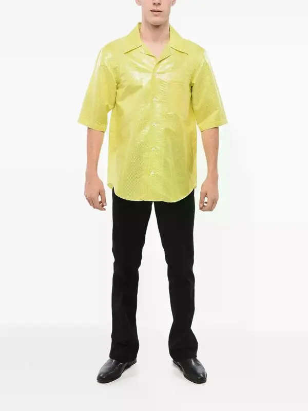 Alexander McQueen Textured-finish Short-sleeve Shirt