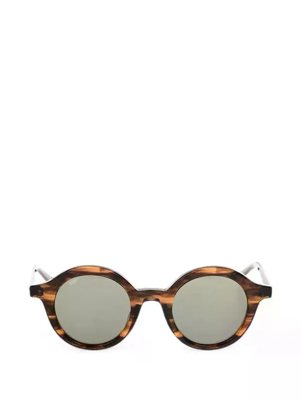 OAMC Tortoiseshell-effect Round Sunglasses - Brown