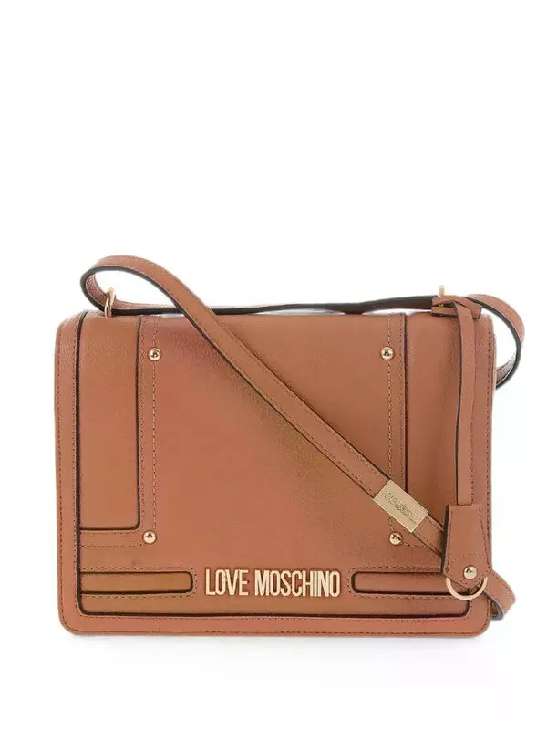 Moschino Hammered-effect Shoulder Bag
