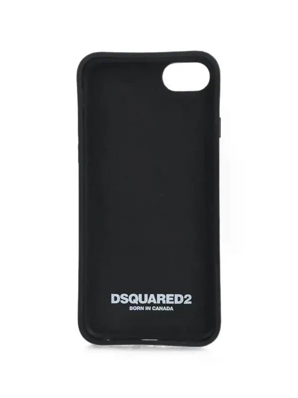 Dsquared2 Leaf-print Logo-detail Iphone 8 Plus Case