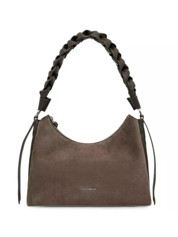 COCCINELLE Braided-handle Shoulder Bag - Brown