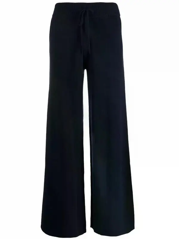 LISA YANG Sofi High-waisted Wide-leg Trousers - Blue