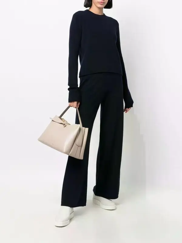 LISA YANG Sofi High-waisted Wide-leg Trousers