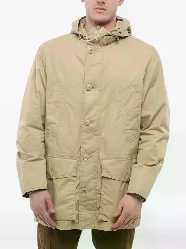 Woolrich Summer Hooded Parka - Neutrals