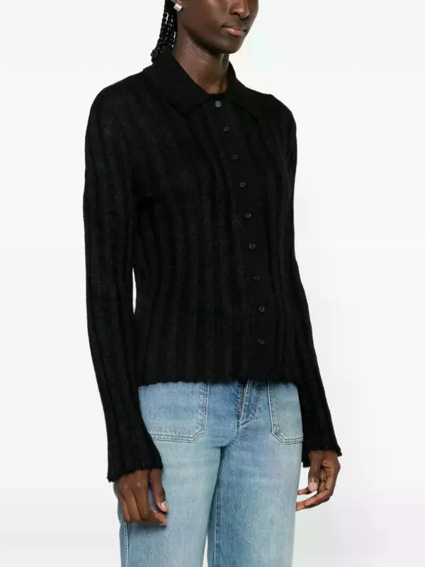 Khaite Ribbed-knit Cardigan