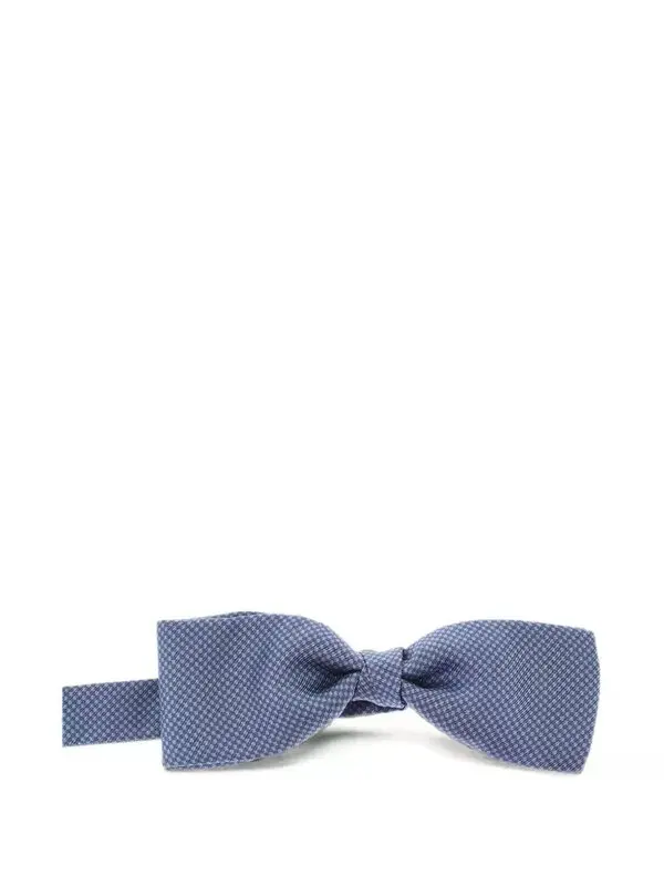Corneliani Patterned Bow Tie - Blue